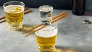 Sake Bomb Recipe and Instructions - MyBartender