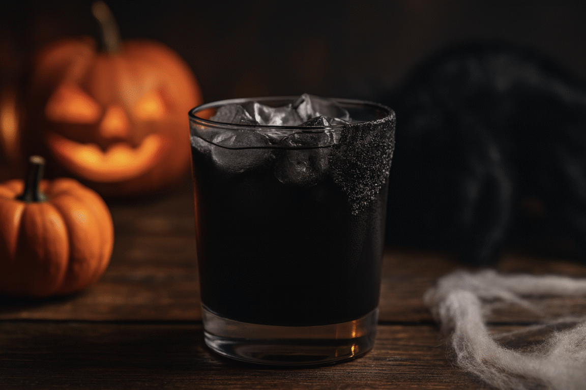18 Must-Try Black Cocktails for Halloween Parties