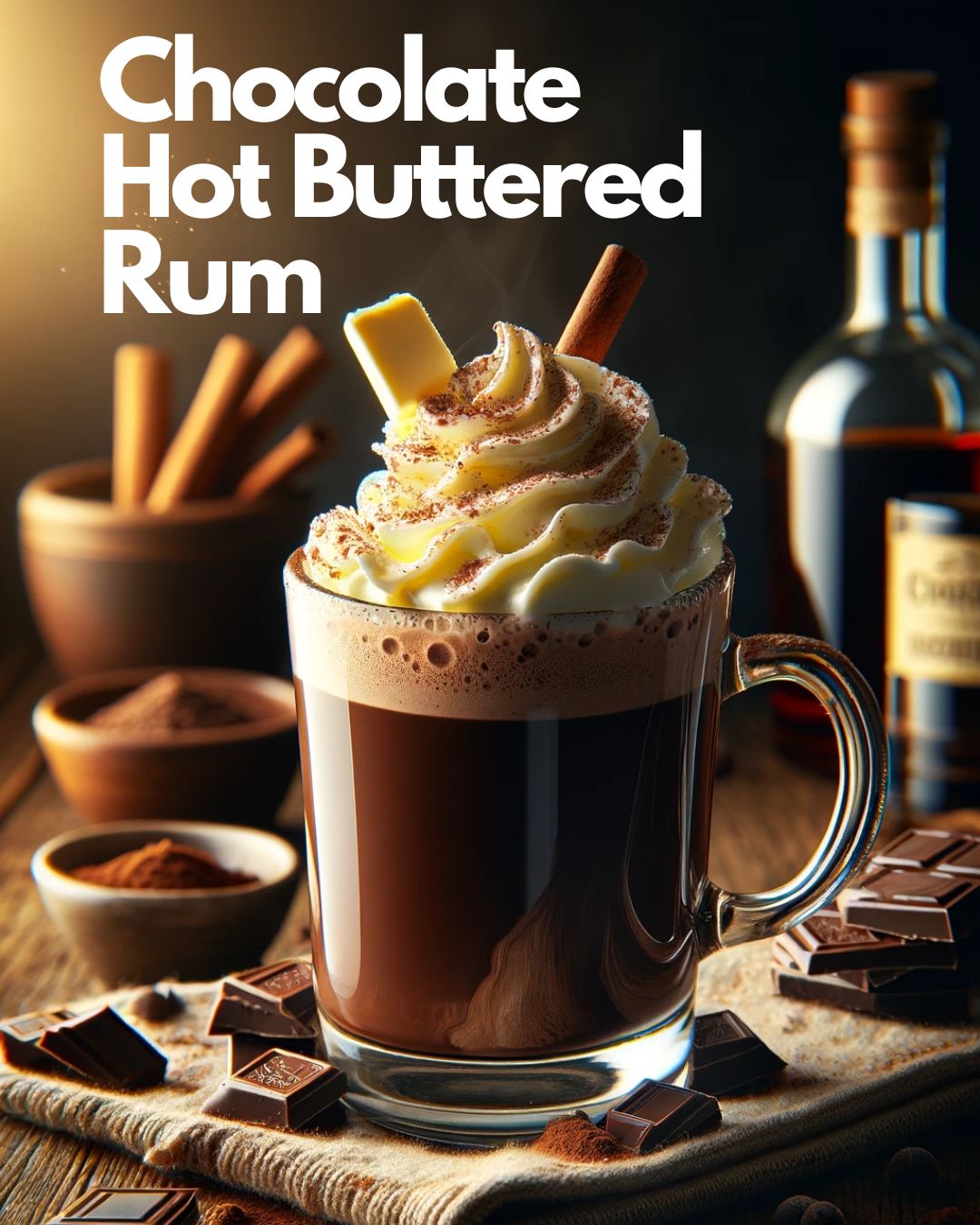 Chocolate Hot Buttered Rum Recipe