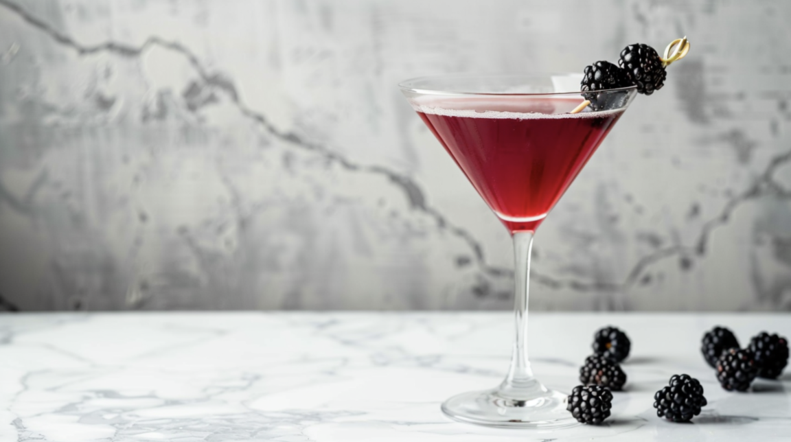 Blackberry Martini Cocktail Recipe