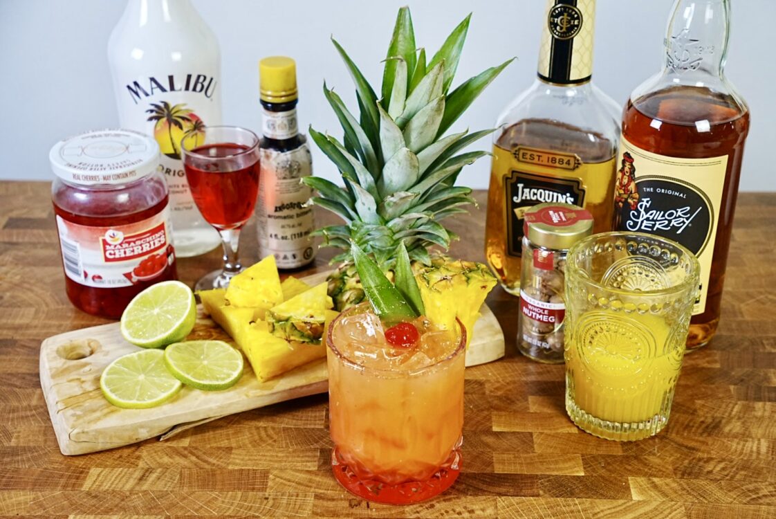 Drunken Monkey : A Tropical Rum Drink Packed with Bold Flavor
