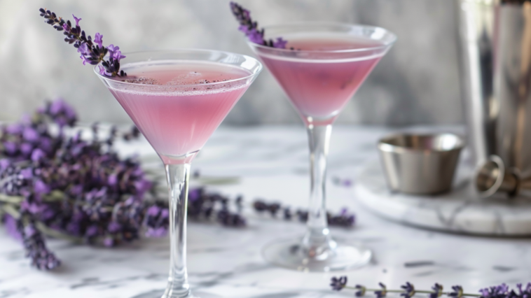 Lavender Elderflower Martini Recipe