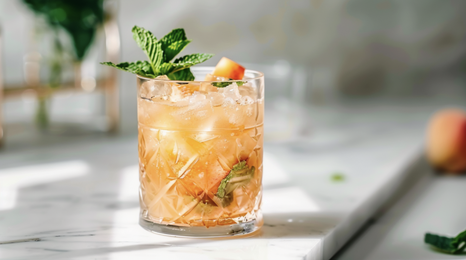 Peach Mint Julep
