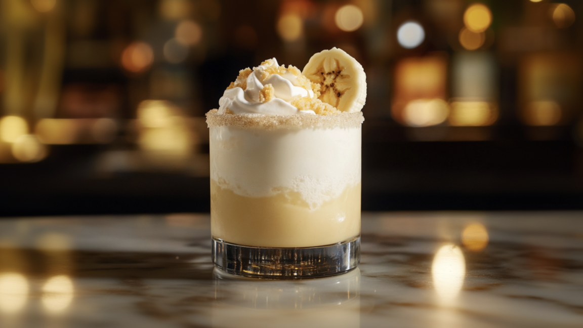 Bananas Foster Martini Cocktail: A Creamy Dessert Drink With Banana ...