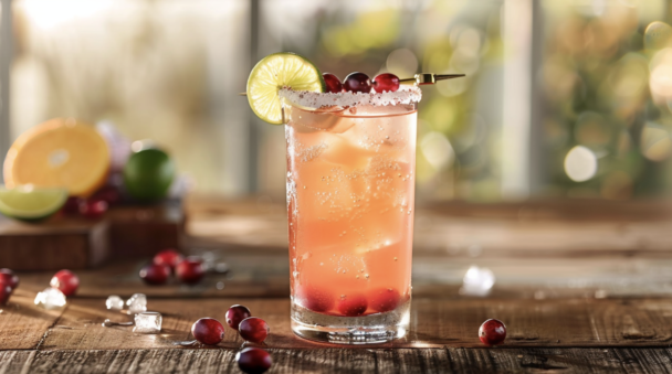 Cranberry Ginger Paloma