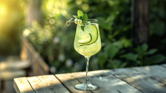 Cucumber Vodka Elderflower Cocktail Recipe