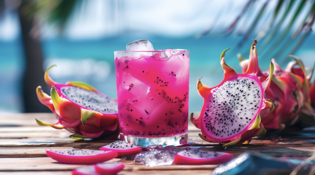 Dragonfruit Lemonade Cocktail
