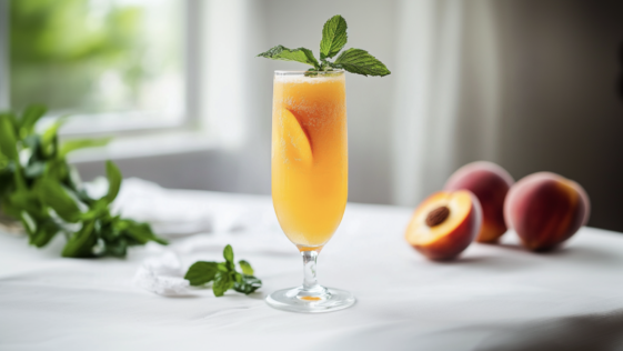Royal Peach Cocktail