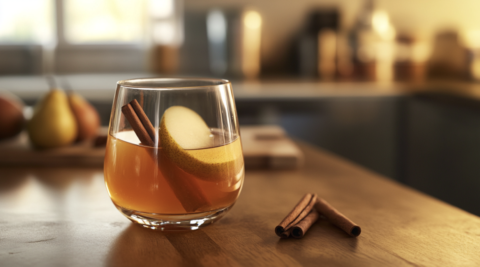 Spiced Pear Cocktail