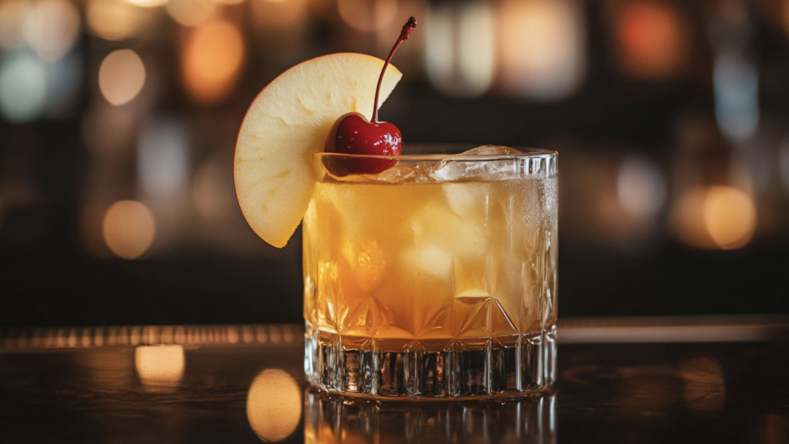 Fall Spiced Whiskey Sour