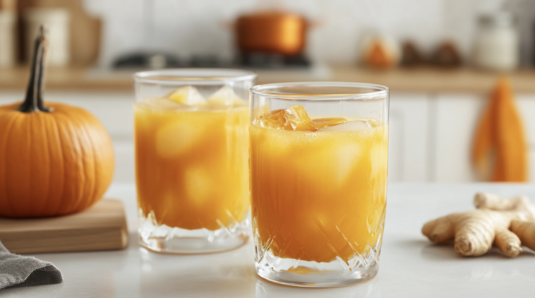 Ginger Pumpkin Fizz Mocktail