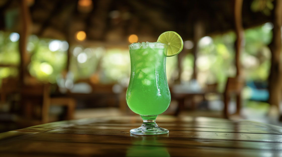 Green Hawaiian Cocktail