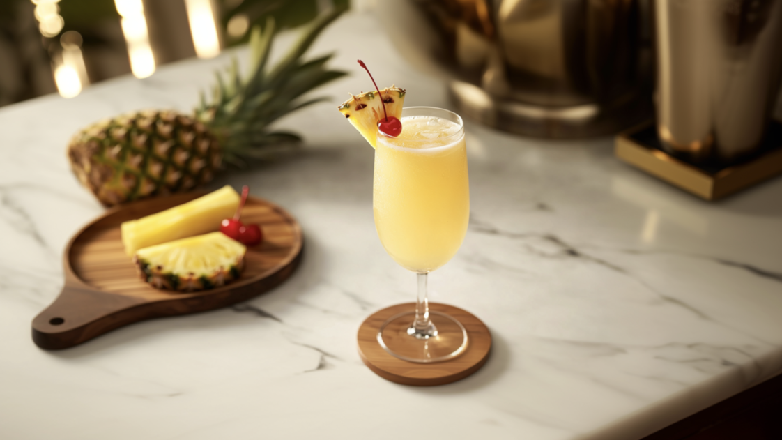 Pineapple Upside Down Mimosa Recipe