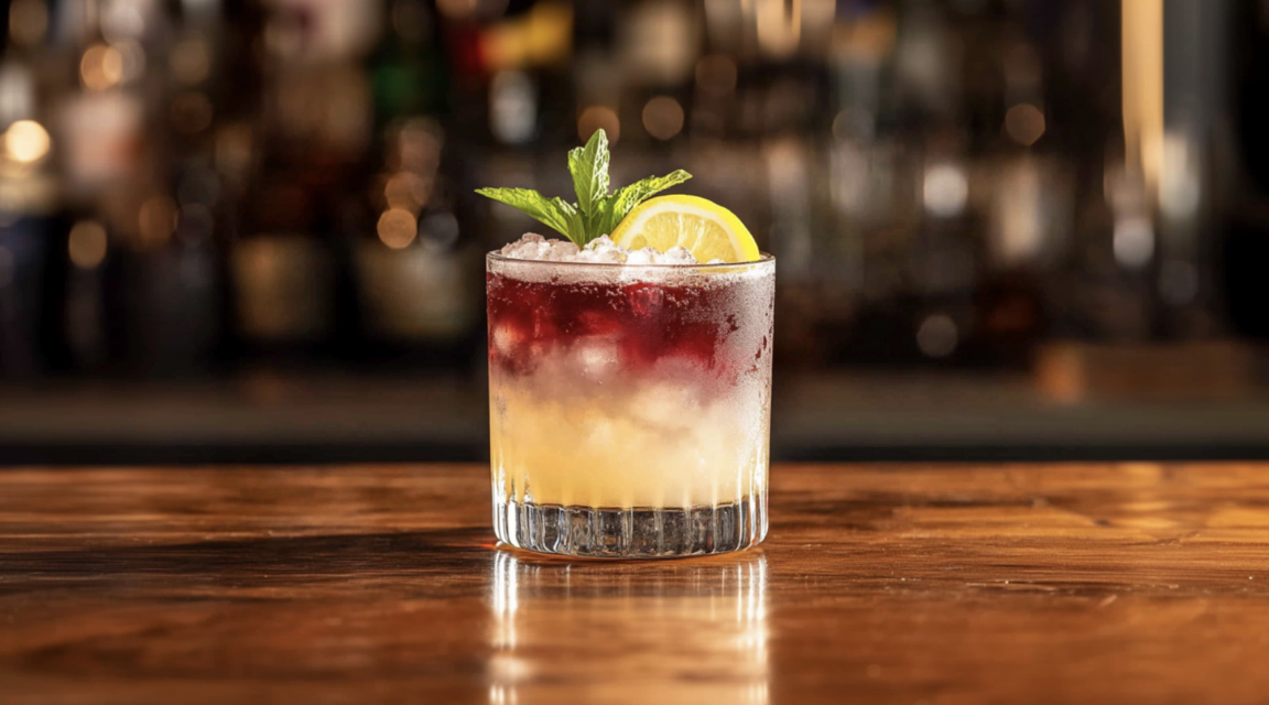 Penitent Punch: A Layered Tequila and Vodka Drink With Lemonade and Red ...