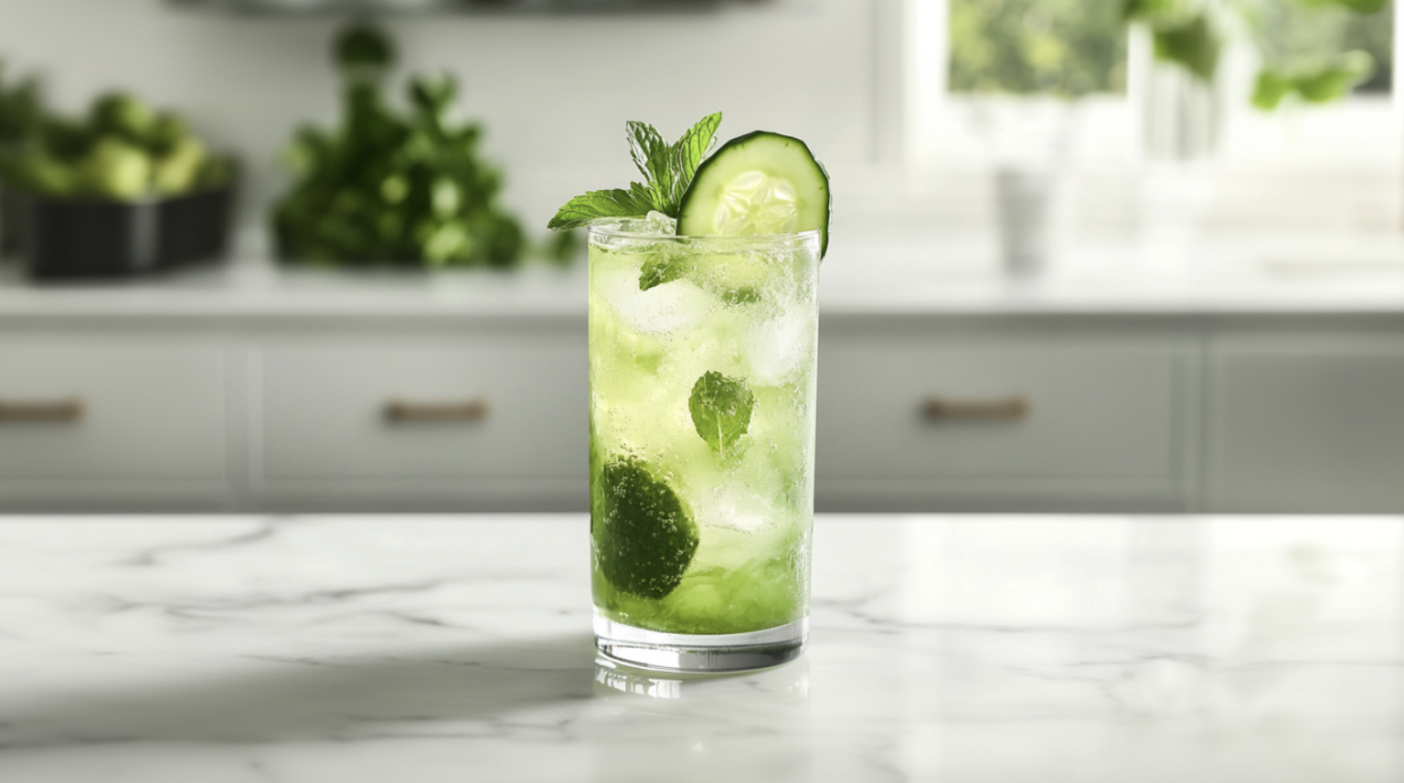 Smoky Cucumber Spritz