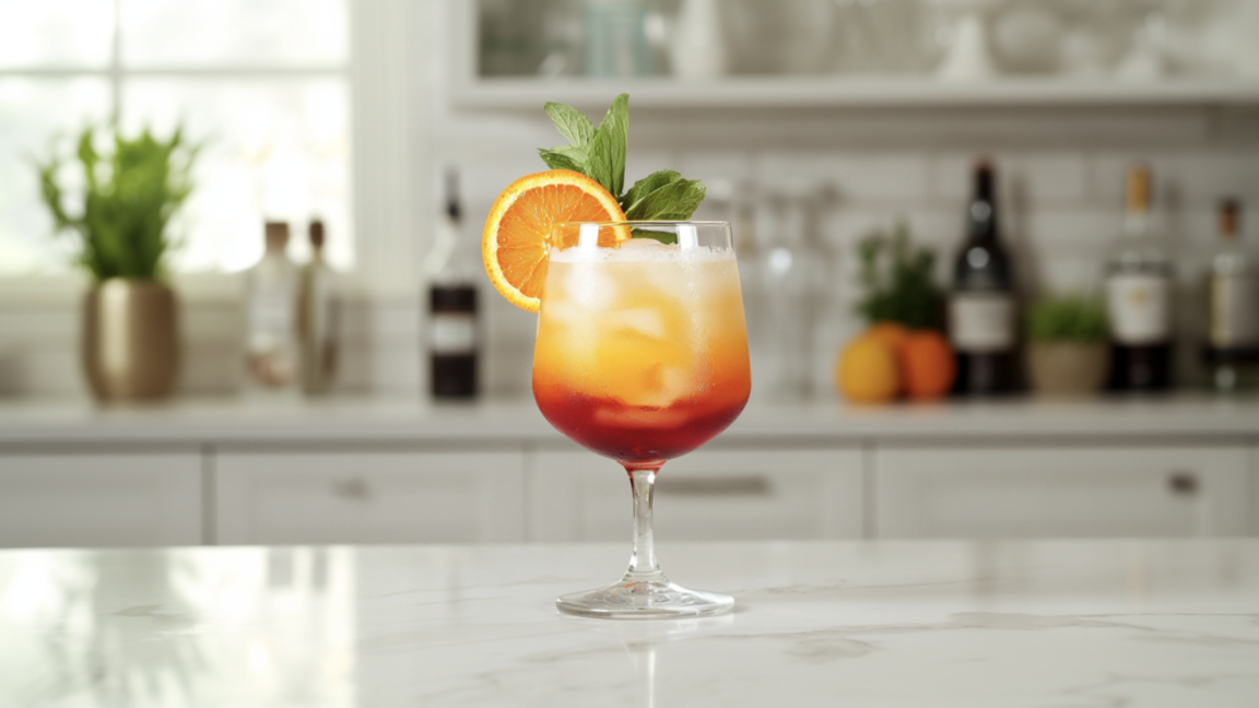 Crown Royal Blackberry Whisky Sunset