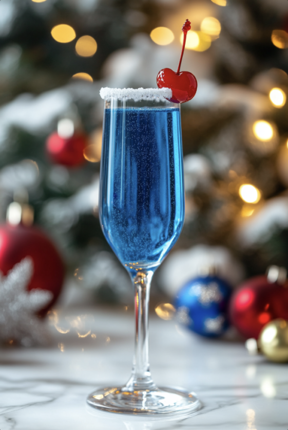 Blue Midnight Kiss: A Stunning Sparkling Sip You’ll Always Love