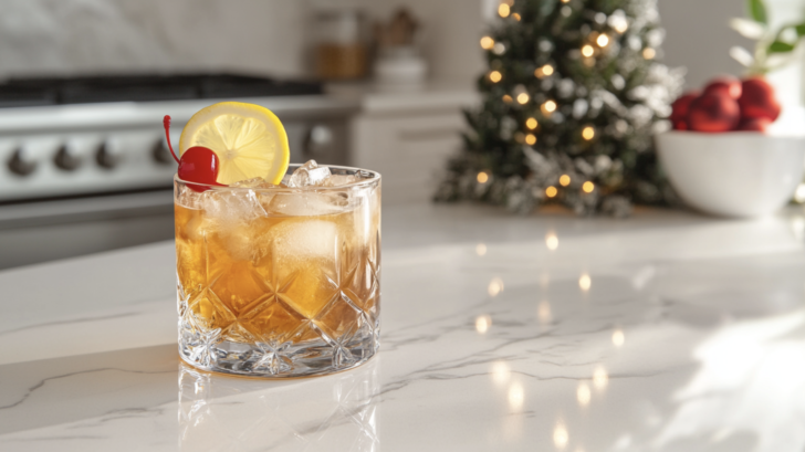 Christmas Spiced Rum Sour: A Quick and Refreshing Holiday Drink
