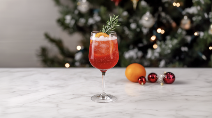 Pomegranate Champagne Spritz: An Easy Winter Cocktail for the Season