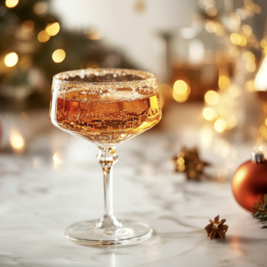 Christmas Spiced Rum Sour: A Quick and Refreshing Holiday Drink