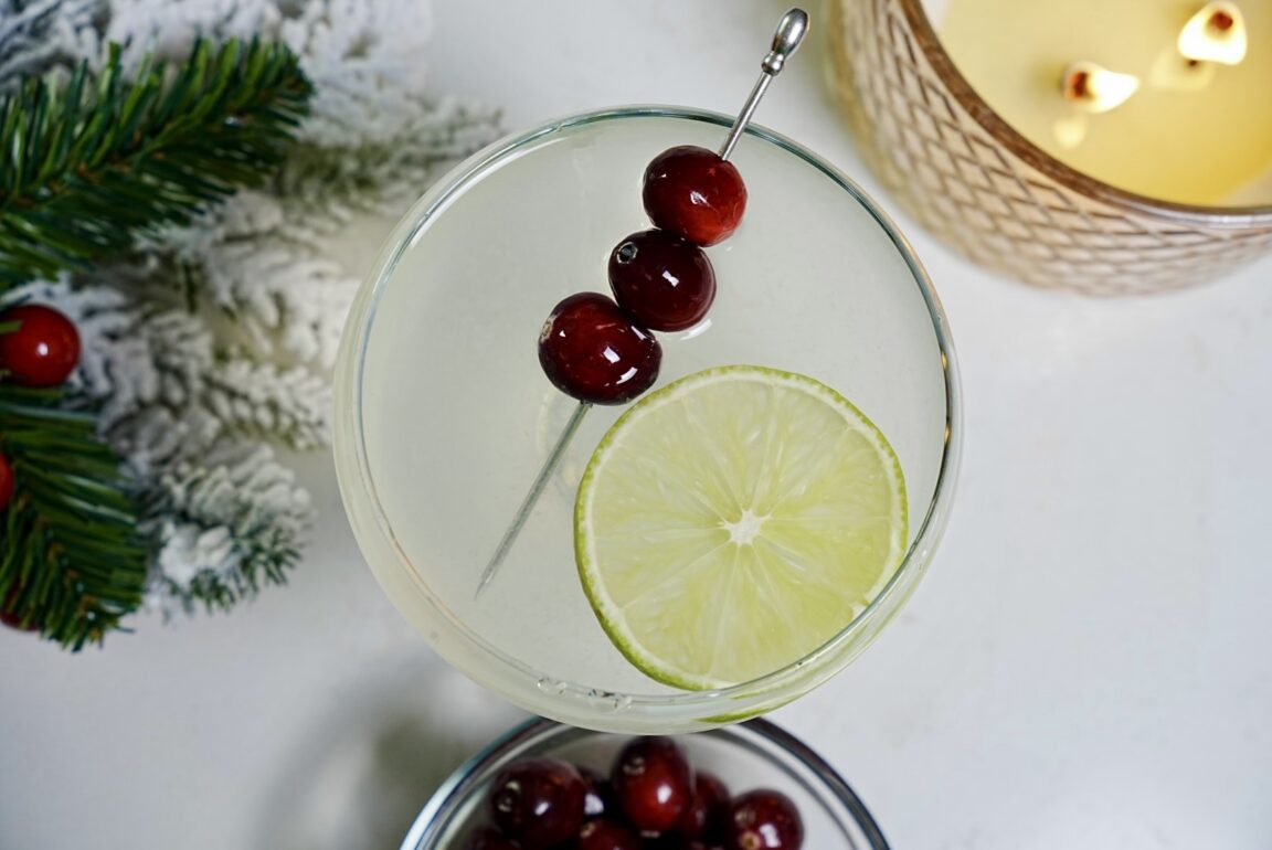 White Winter Cosmopolitan: A Light and Festive Winter Cocktail Recipe
