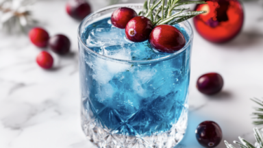 Jack Frost Winter Cocktail: A Bright Blue Cocktail Perfect for the Holidays