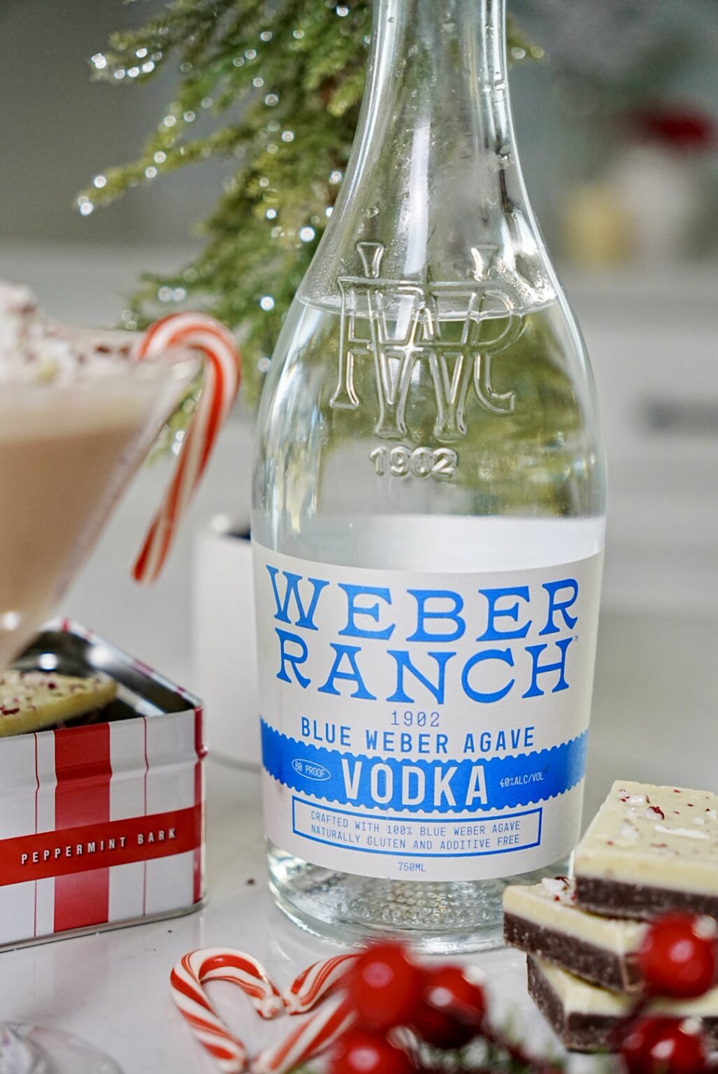 Peppermint Bark Martini: A Creamy Holiday Cocktail With Weber Ranch Vodka