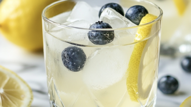 Blueberry Sprite Mocktail