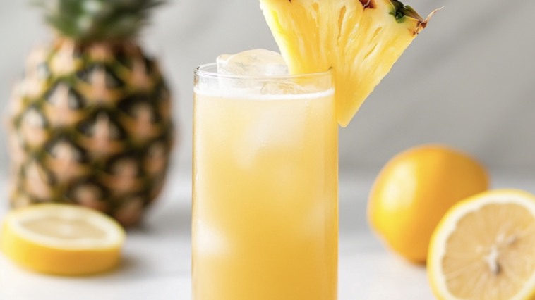 Tropical Kiwi Fizz Mocktail