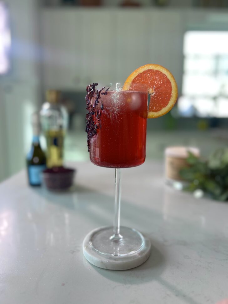 Honey Hibiscus Spritz: A Floral Citrus Sparkling Drink That Feels Like ...