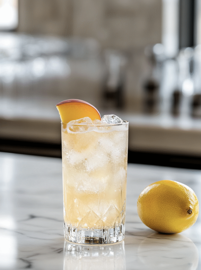 Peach Collins Recipe