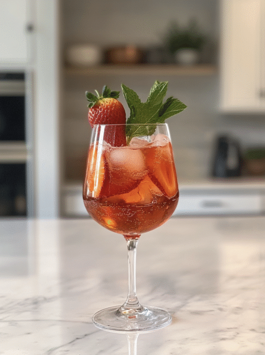 Strawberry Aperol Spritz