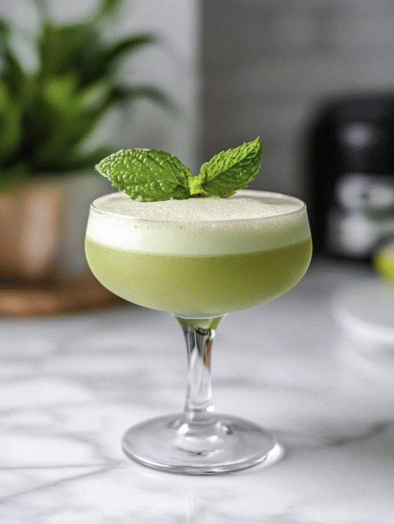 Matcha Green Tea Cocktail - MyBartender