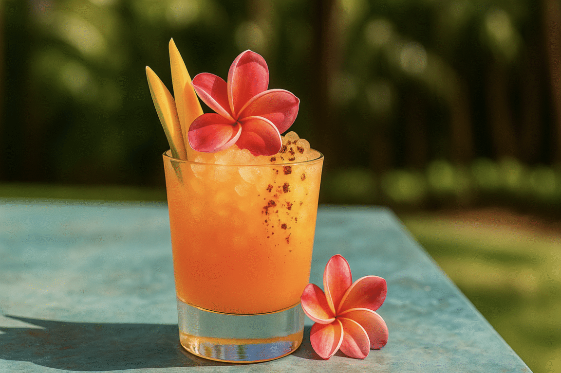 Spicy Sake Mango Punch