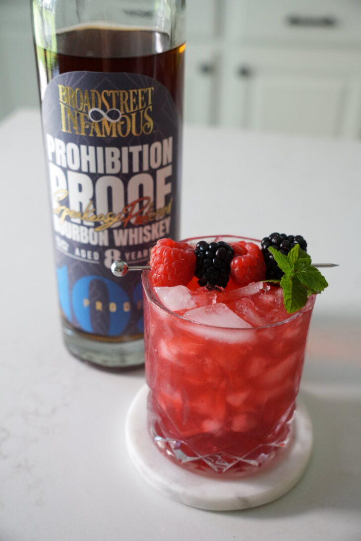 Berry Bourbon Smash