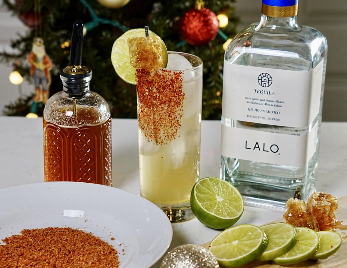 Spiced Honey Ranch Water: A Holiday Honey Cocktail with LALO Tequila
