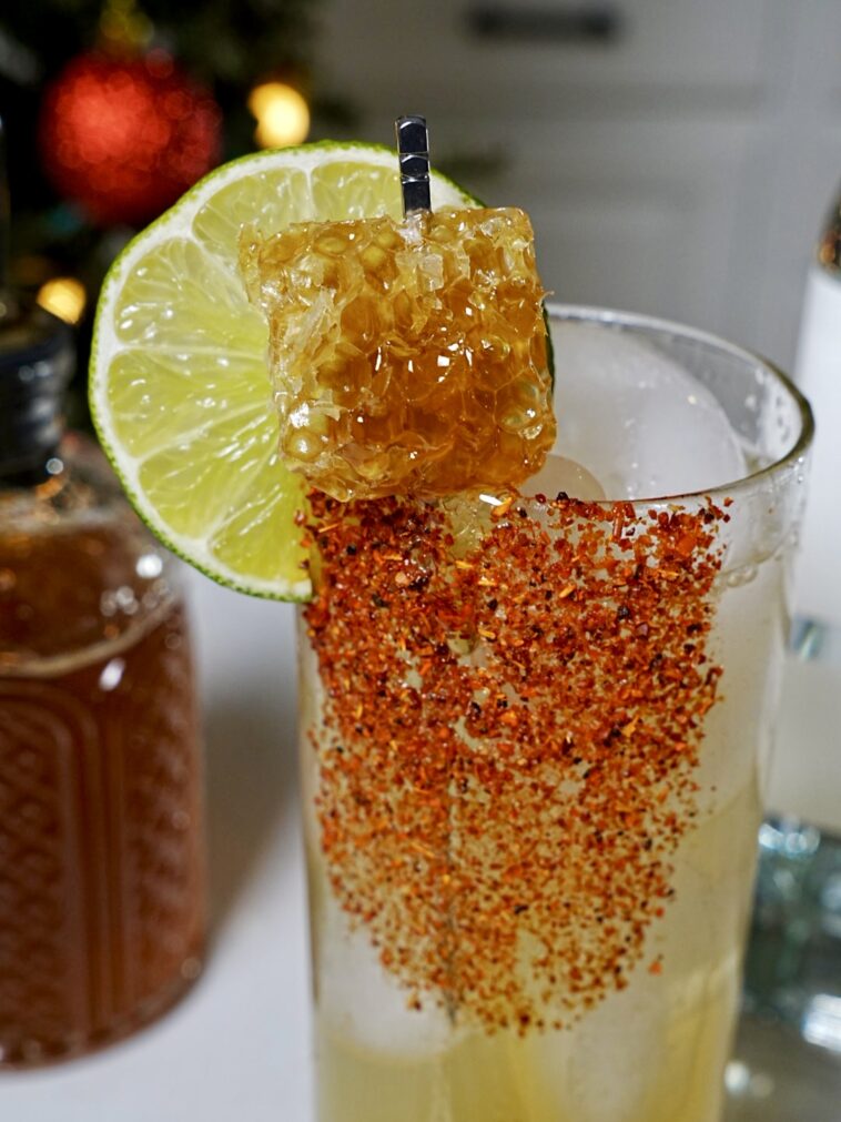 Spiced Honey Ranch Water: A Holiday Honey Cocktail with LALO Tequila