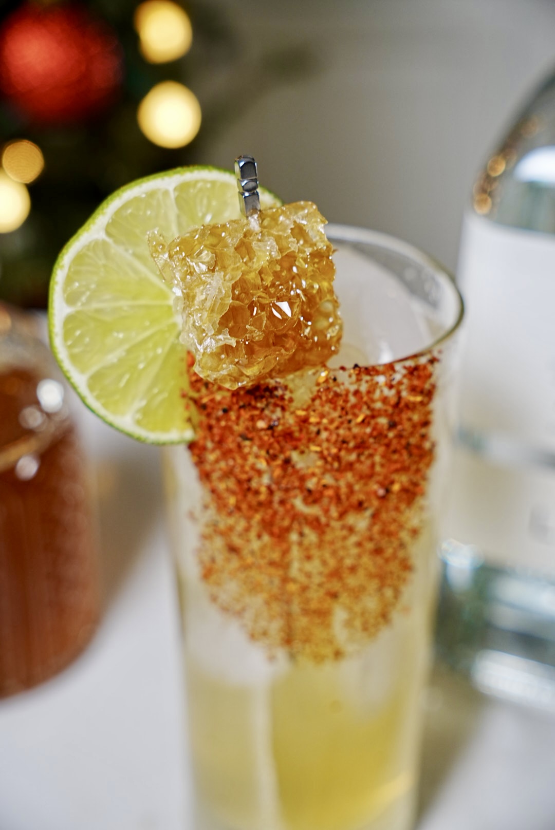 Spiced Honey Ranch Water: A Holiday Honey Cocktail with LALO Tequila