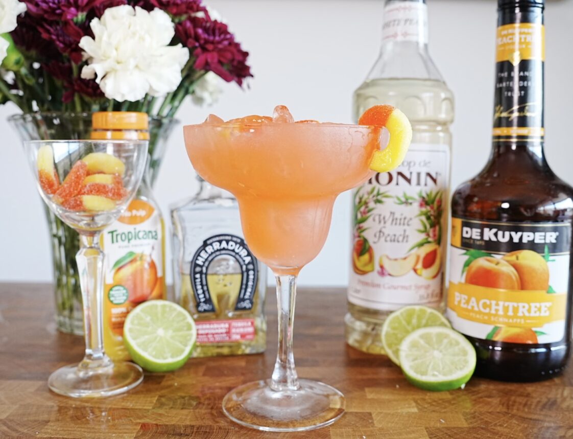 Peach Party Rita: A Sweet Peach Margarita Inspired by Candy